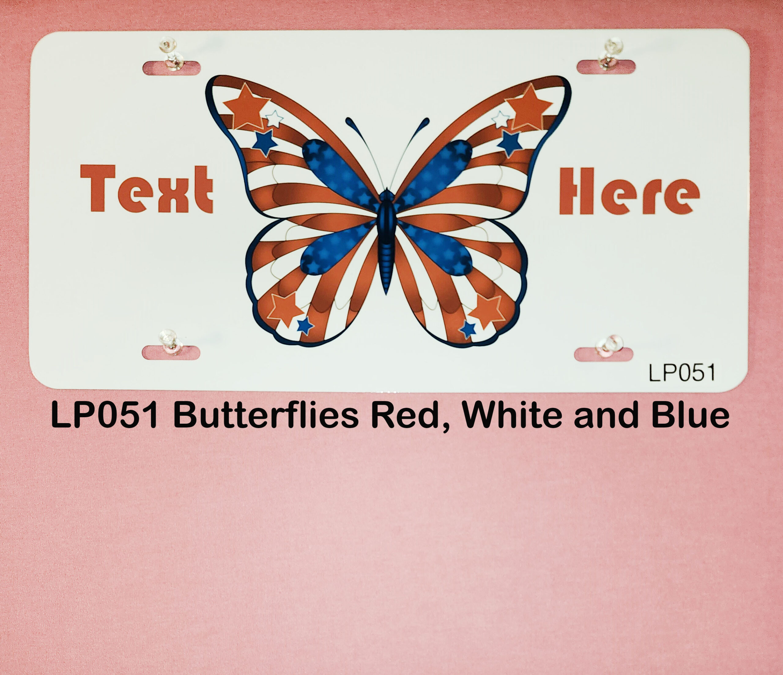 Custom License Plates Butterflies - Alleghenies Marketplace