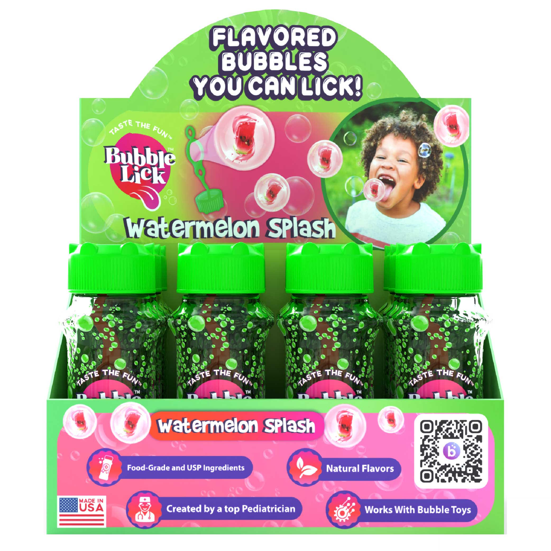 Bubblelick Edible Bubbles SOUR Green Apple - Alleghenies Marketplace