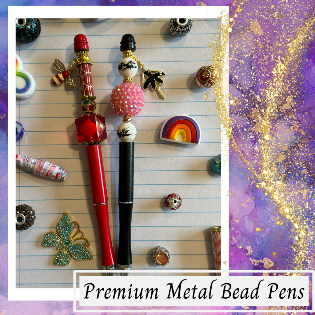 Premium Metal Beaded Pens - Alleghenies Marketplace