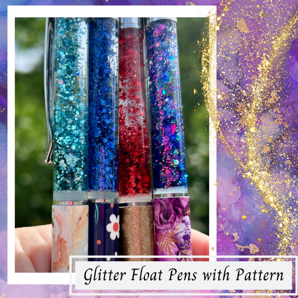 Glitter Float Pens with Pattern - Alleghenies Marketplace