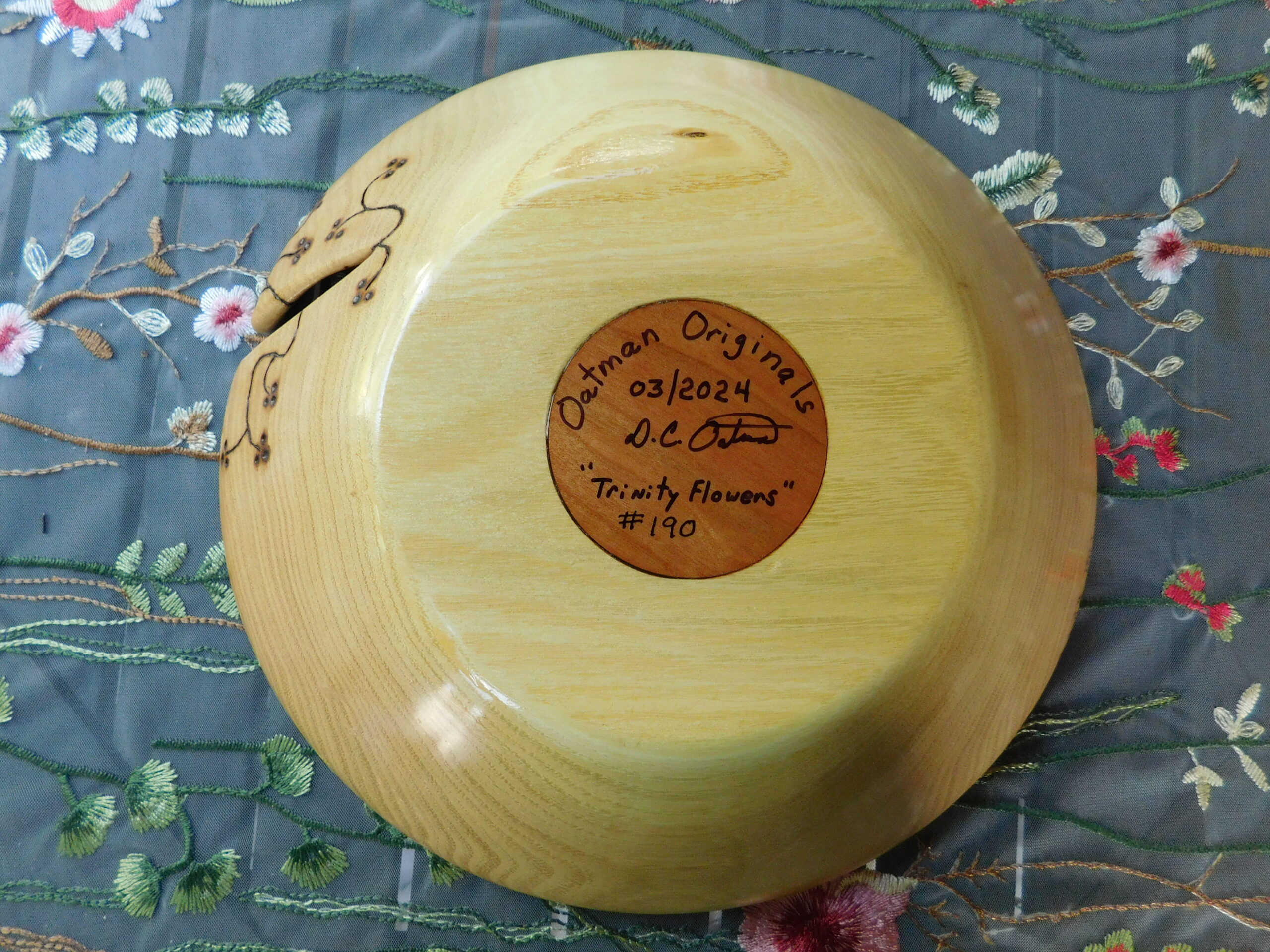 Bowl - Trinity Flowers - Alleghenies Marketplace